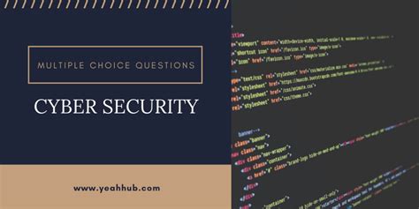 40 Cyber Security Mcq With Answers And Explanations Yeah Hub