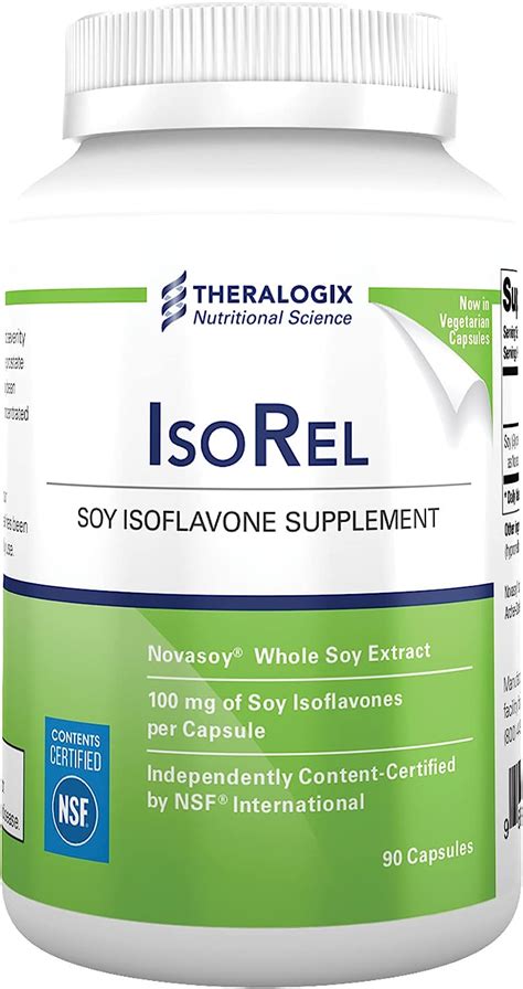 Isorel Whole Soybean Extract Capsules Soy Isoflavone