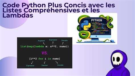 Python Épisode 9 Code Python Plus Concis Avec Les Listes