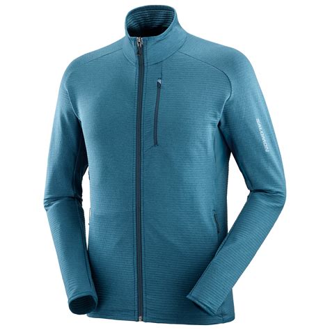 Salomon Essential Light Warm Full Zip Fleece Jacket Mens Free Eu
