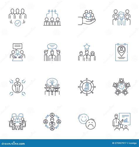 Communication Experts Line Icons Collection. Interpersonal, Listening, Articulate, Persuasive ...