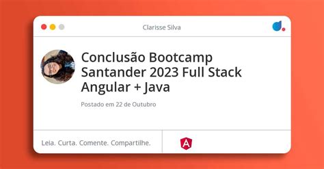 Conclusão Bootcamp Santander 2023 Full Stack Angular Java