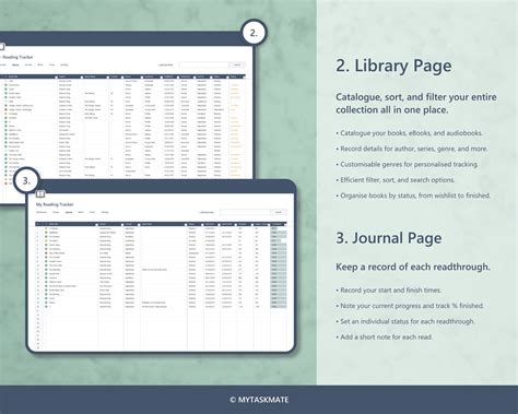 Excel Reading Tracker Book Tracker Reading Journal Book Collection