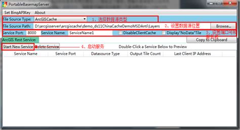portable basemap server：多数据源多客户端的底图服务器 菩提老王的葡萄架