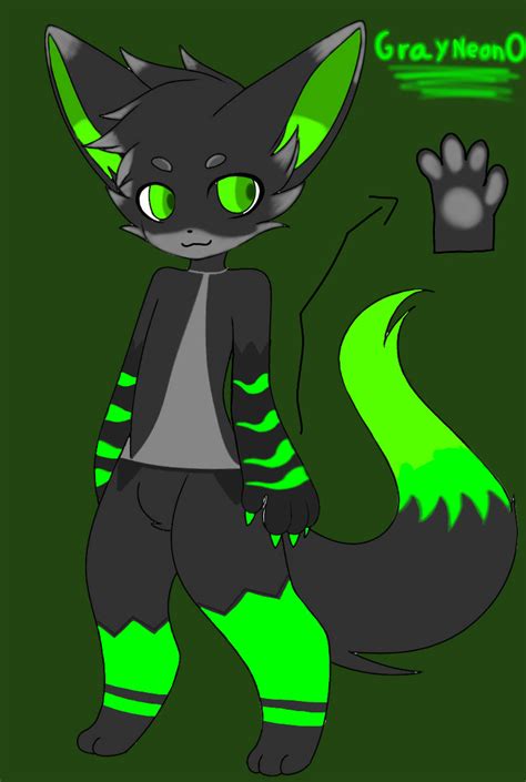 Mi Fursona By Grayneongc On Deviantart