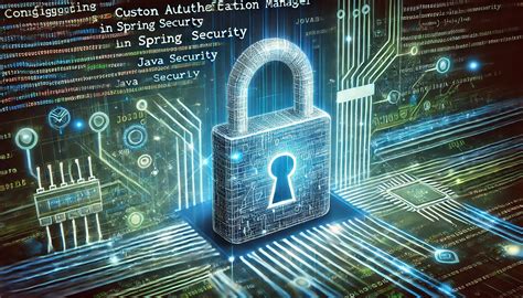 creating and using a custom authenticationmanager in spring security