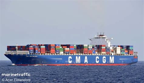 Cma Cgm Callisto Container Ship Imo 9410753 Vessel Details