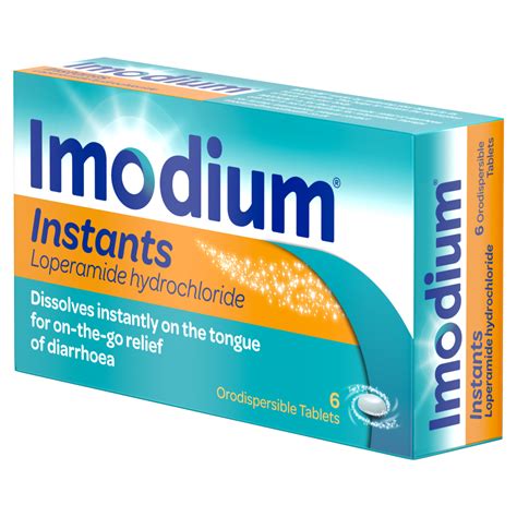Imodium Instants For On The Go Diarrhoea Relief 6 Tablets One Stop