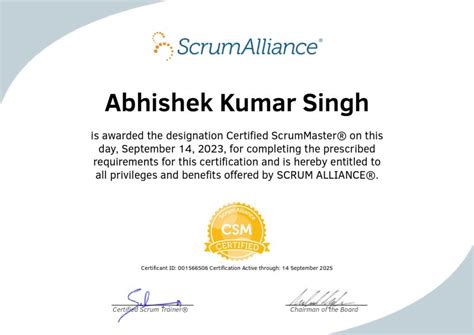 abhishek kumar singh on linkedin upskilling certifiedscrummaster