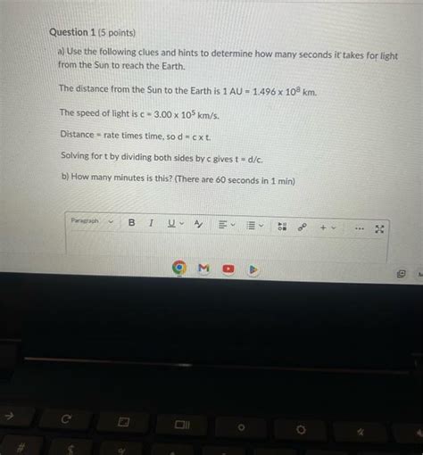 Solved Question Points A Use The Following Clues And Chegg Com