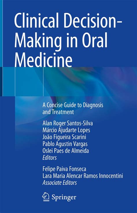 Buy Clinical Decision Making In Oral Medicine A Concise Guide To Diagnosis And Treatment Book