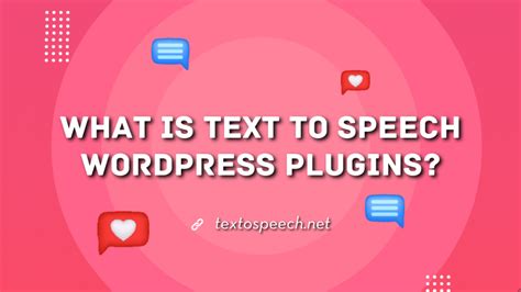 What Is Text To Speech Wordpress Plugins Textospeech
