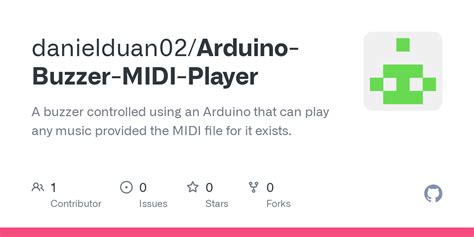 Github Danielduan02arduino Buzzer Midi Player A Buzzer Controlled