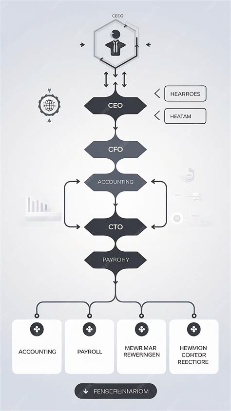 Flowchart Infographic Template With Nodes And Arrows Process Diagram