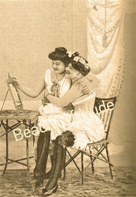 Sensual Lesbian Art Vintage 1920s Boudoir Print Etsy