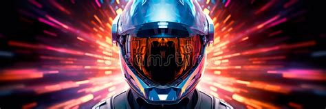 Programmer In A Space Age Suit Symbolizing The Future Of Coding In Space Technology Stock