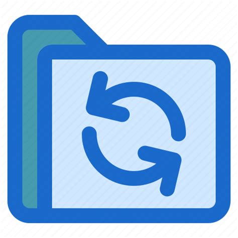 document file folder format refresh icon