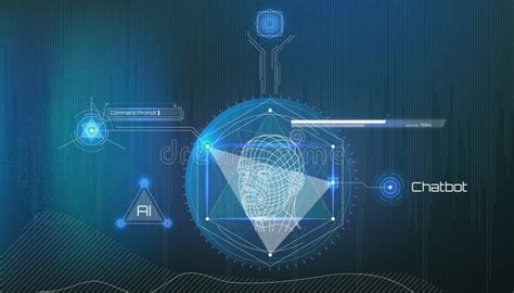 Vector Infographics About Intelligent Face Recognition Stock Vector Illustration Of Future