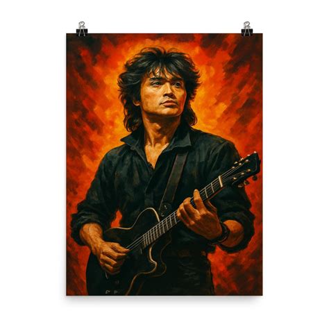 Viktor Tsoi Iconic Wall Art Poster Print Retro Music Legend Decor