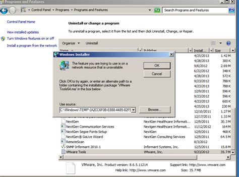 Vmware Tools Will Not Uninstall Upgrade Or Install What Am I Doing Wrong Virtualization