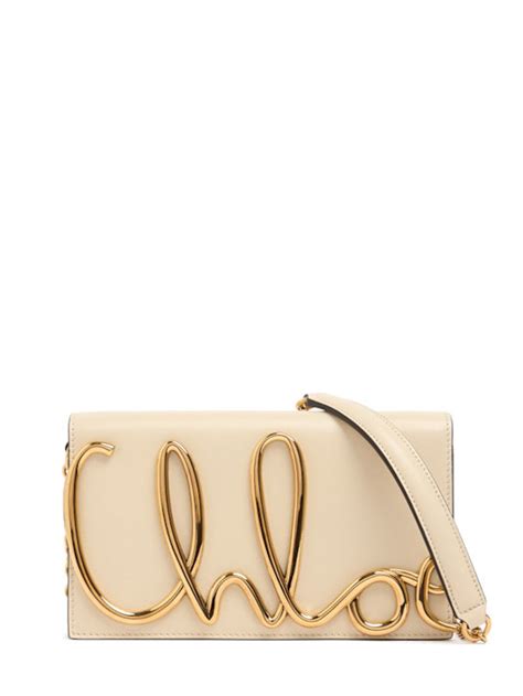 C Chloè Smooth Leather Shoulder Bag Chloé Women Luisaviaroma