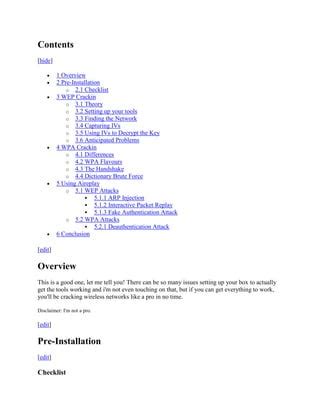 Cracking Wep And Wpa Wireless Networks PDF Internet Computing