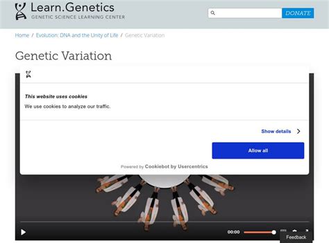 University Of Utah Learning Center Learn Genetics Genetic Variation Instructional Video For