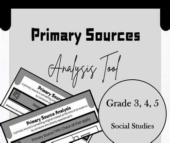 Primary Sources Analysis Tool Babe Pages TPT