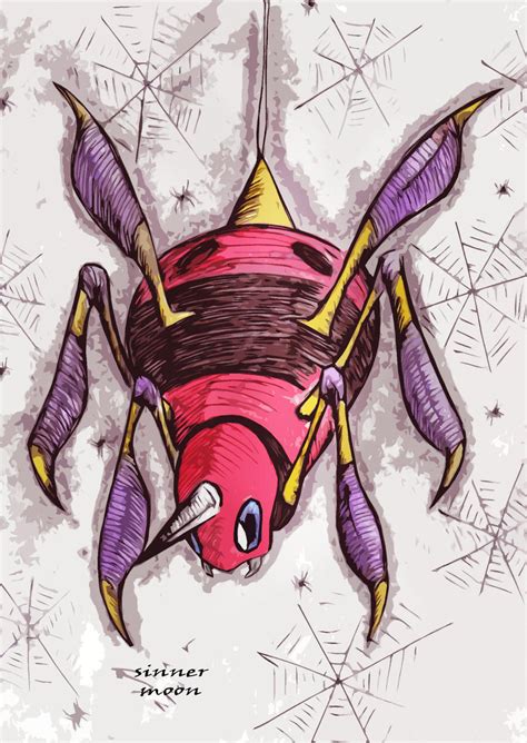 Pokemon Ariados By Sinner Moon On Deviantart