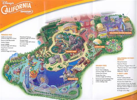 Disney California Adventure Map Methodvolf