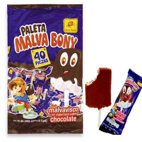 De La Rosa Paleta Malva Bony 40pcs