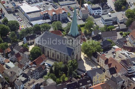 Unna Aus Der Vogelperspektive Kirchengebäude Evangelische Stadtkirche