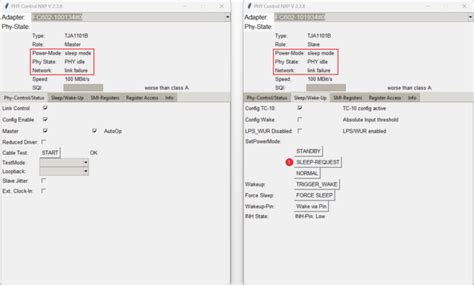 Tc10 Sleepwake Up Demo 100base T1 Phy Control Nxp Fibrecode Docs
