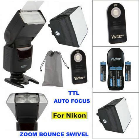 ️ Вспышка для фотоаппарата TTL AUTOFOCUS PRO ZOOM FLASH + CHARGER ...