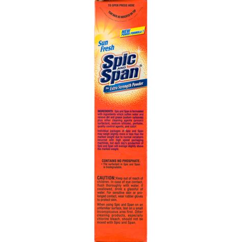 Spic And Span The Extra Strength Powder Sun Fresh Same Day Delivery Or