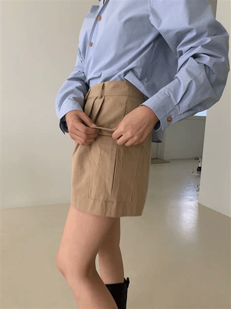 마리 카고 하프 팬츠