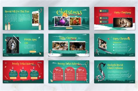 Rehood Christmas Party Powerpoint Template Incl Christmas