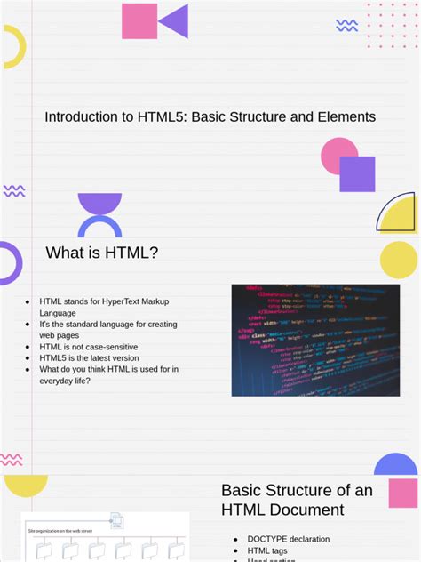 computer 10 html basic structure pdf html html element