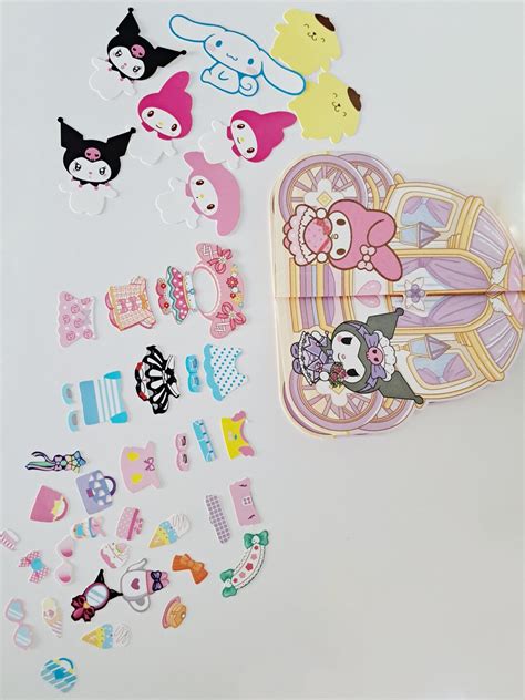 Sanrio Paper Doll House Etsy