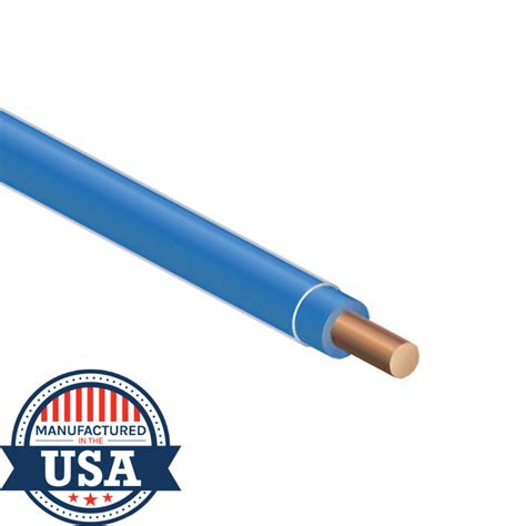 Southwire Bulk Thhn 10 Awg Solid Wire Blue At Moscow And Pullman Building Supply Bulk