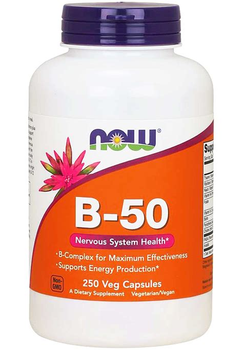 NOW B-50 Caps – Supplement First