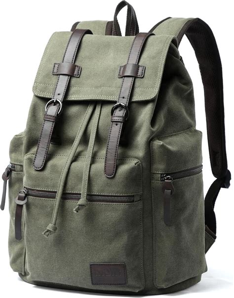 Jp Moyyi キャンバス バックパック メンズ レディース ヴィンテージ バックパック 156インチのノート