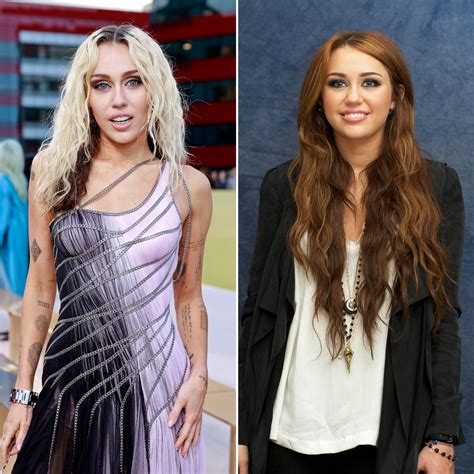 Miley Cyrus Before And After Hair Miley Cyrus Regrets Dyeing Her Hair