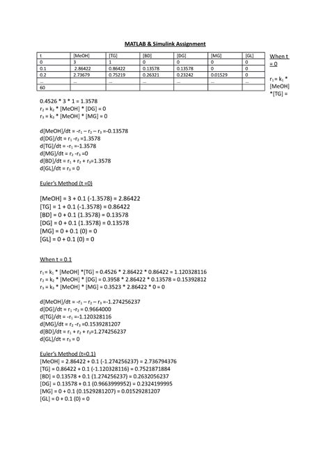 matlink and simulink assignment matlab and simulink assignment r 1 k 1