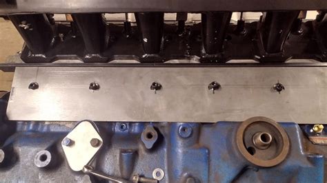 Freaky Ford Inline Six Engine Topped With Sliced And Diced Chevy Ls