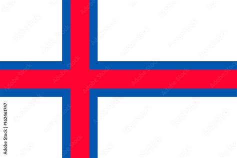Blue White Flag With Cross