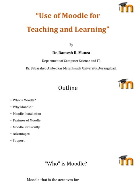 use of moodle for teaching and learning pdf moodle computing