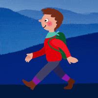 A Person Walking  Clipart