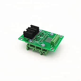 RJ RJ P C Right Angle Jack Way Buss Breakout Board Terminal Block Connector Amazon