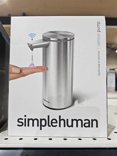 Simplehuman Rechargeable Sensor Pump For Soap Or Sanitizer